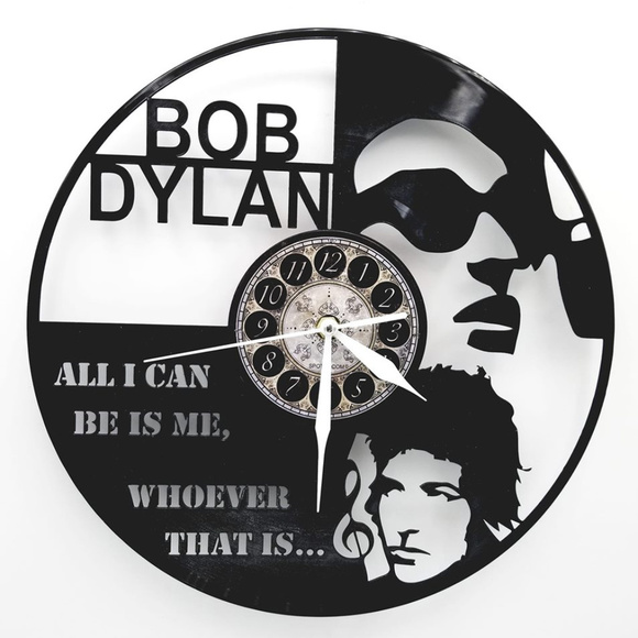SPOT51.COM | Wall Decor | Bob Dylan Vinyl Record Clock | Poshmark